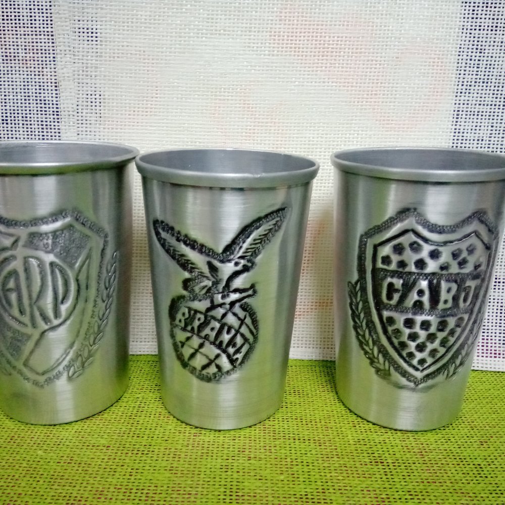 VASO ALUMINIO CHICO GRABADO 0